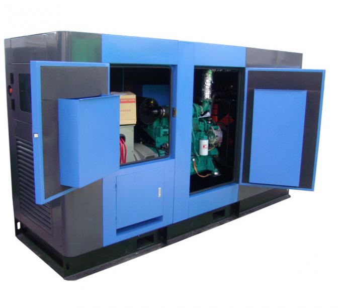 Hotel Soundproof High Voltage Generators 200kw Cummins 250kva Genset