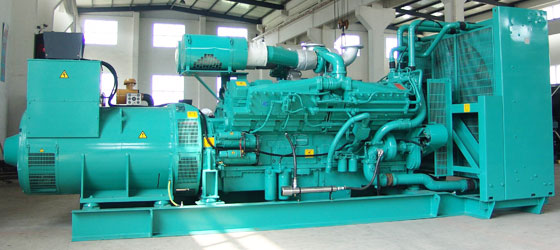 Cummins 1MW Three Phase 4160V 60hz Diesel Generator For Power plant