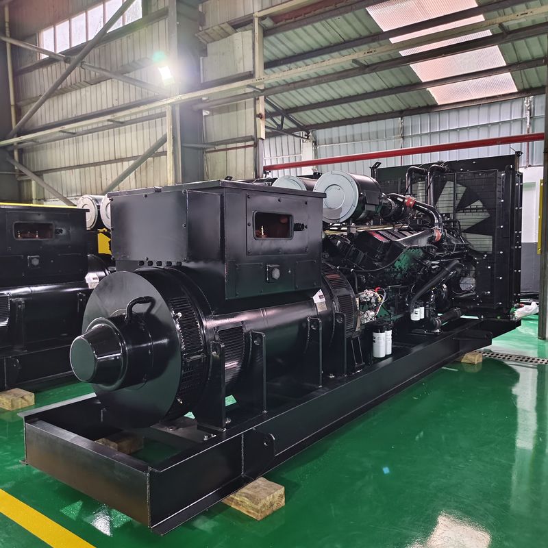 1MW High Voltage Generators 50Hz 10.5kv 1250kva Open Type Cummins ...